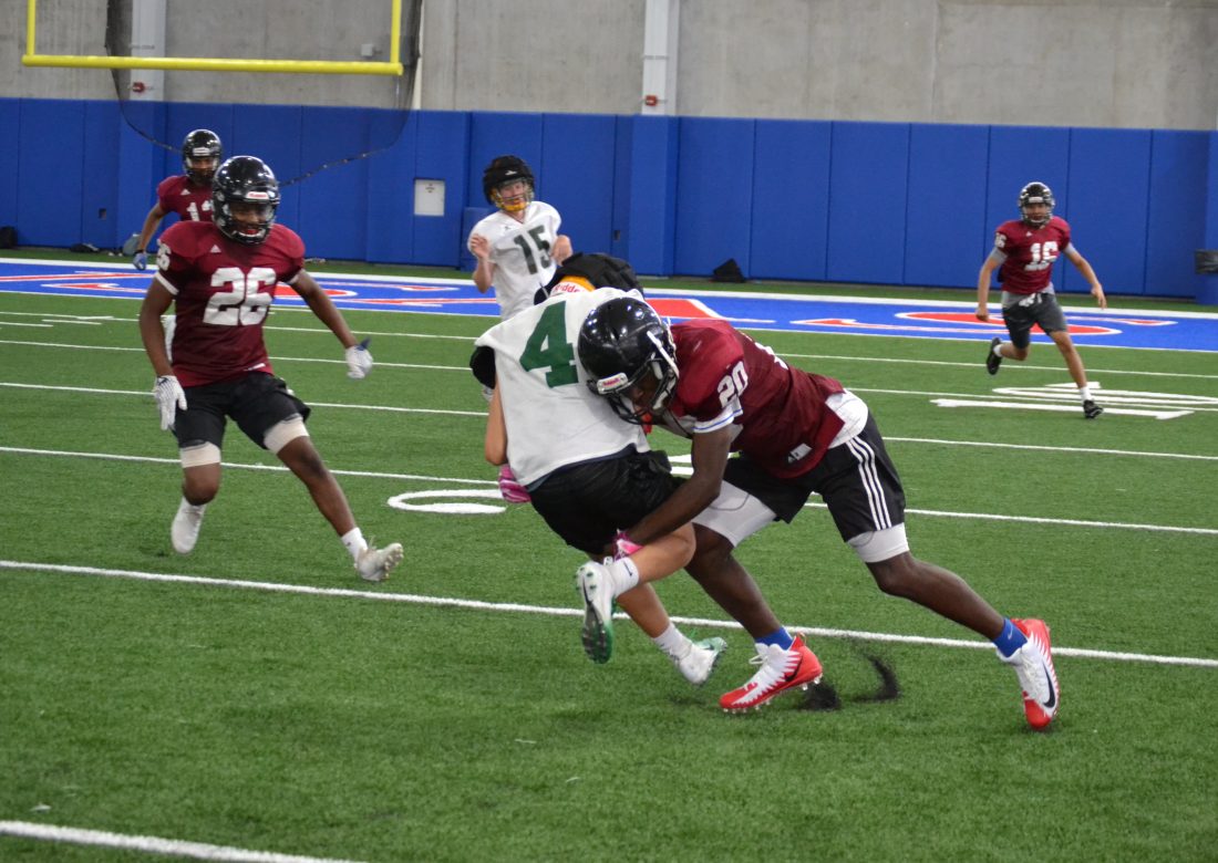 Photo gallery: Lions compete in KU football camp | News, Sports, Jobs ...